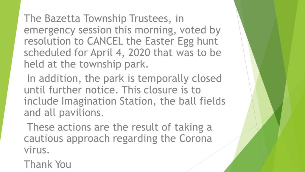 Bazetta Township – A Small Township with Huge Heart in Trumbull County ...